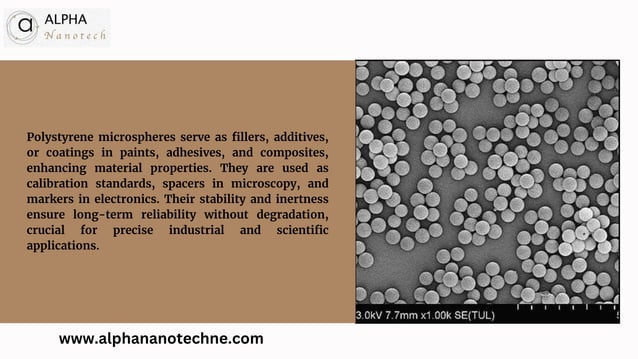 Polystyrene Microspheres 1μm pptx . | PPT