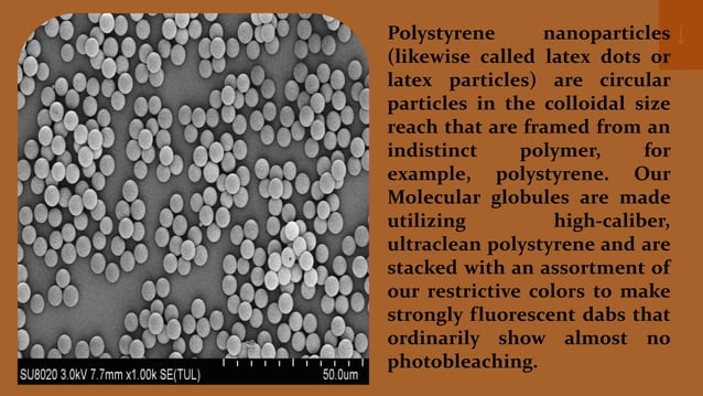 Polystyrene Nanoparticles.pptx | Chemistry | Science