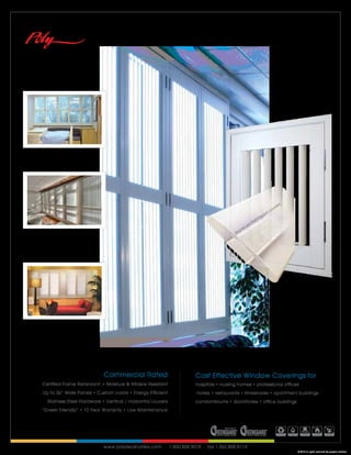 Polytec Shutter Product Brochure | PDF