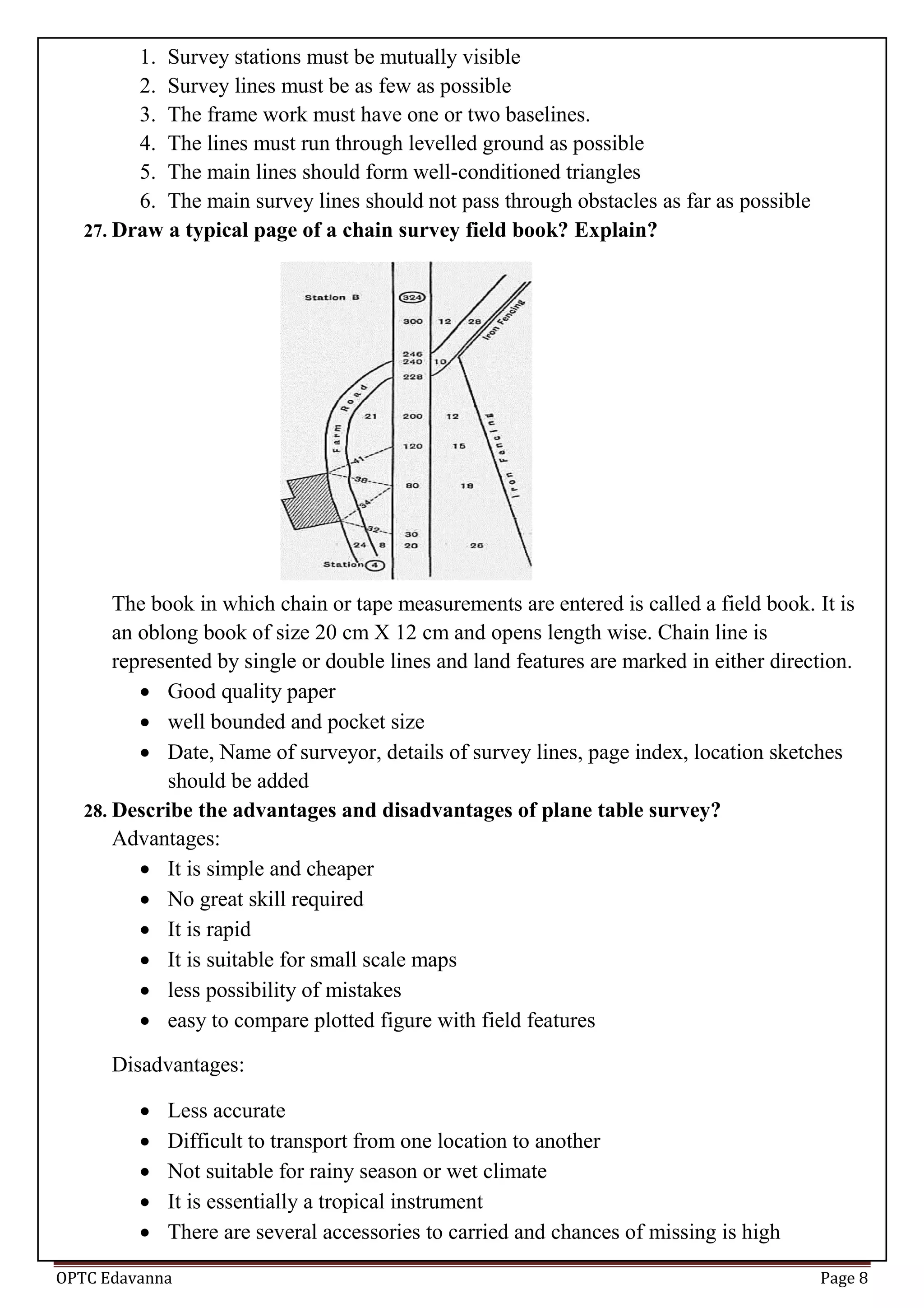Surveying - Module I - Introduction to surveying | PDF