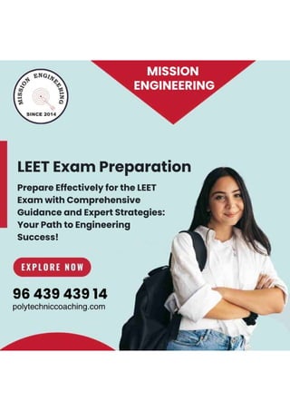 LEET Coaching In Delhi | Mission Engineering | PDF