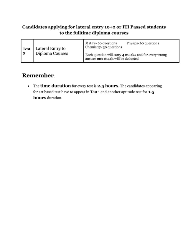 Polytechnic coaching in Delhi, Janakpuri | PDF