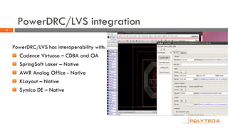 PowerDRC/LVS 2.2 released by POLYTEDA | PDF | Cloud Computing | Internet