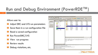 PowerDRC/LVS 2.0 Overview | PDF
