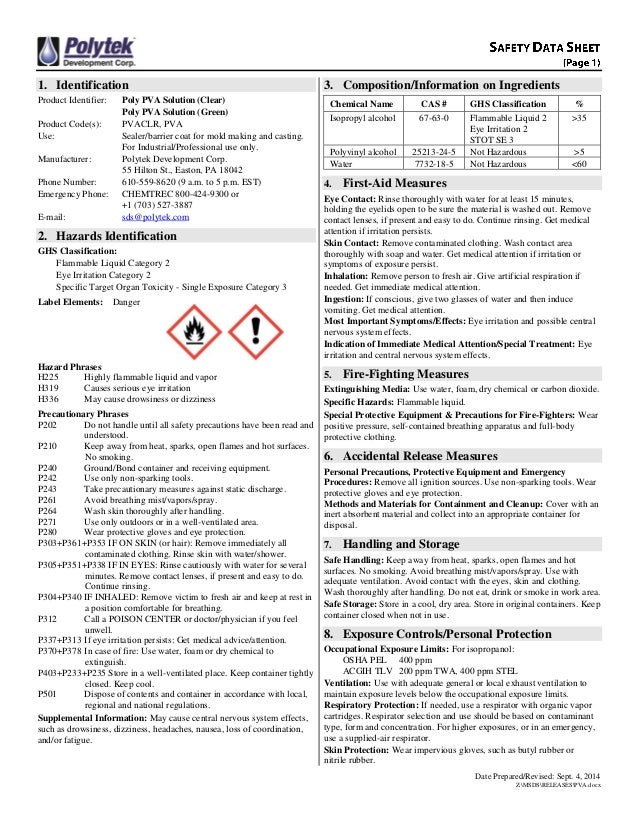 Poly PVA Solution (Clear) | PDF