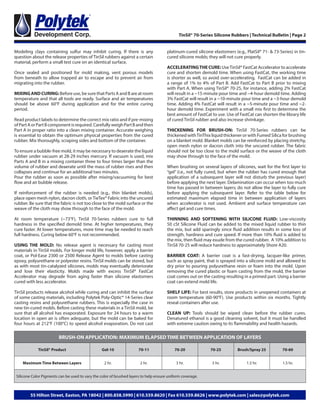 TinSil® 70-Series Silicone Rubbers | PDF
