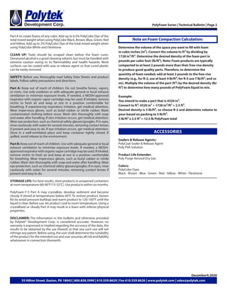 PolyFoam Series | PDF