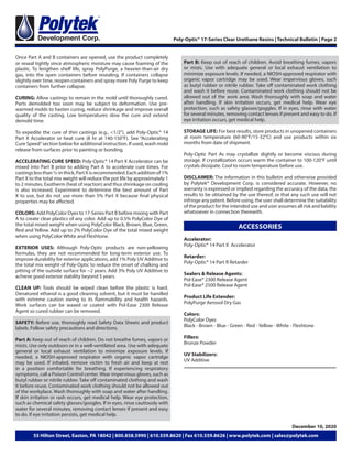 Poly-Optic® 14-Series Casting Resins | PDF