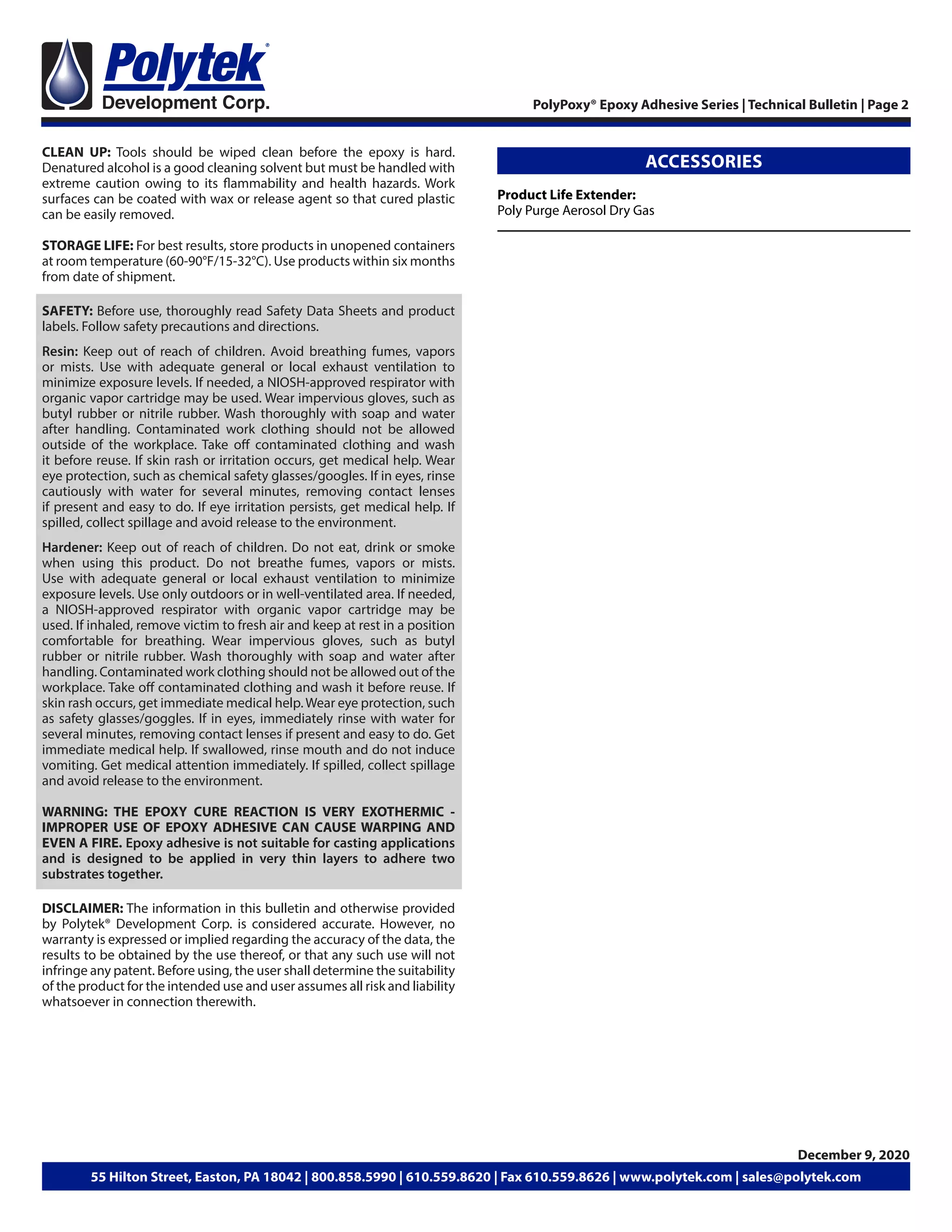 PolyPoxy® Epoxy Adhesive Series | PDF