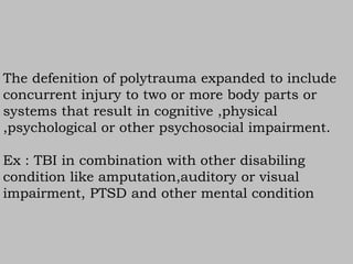 Polytrauma | PPTX
