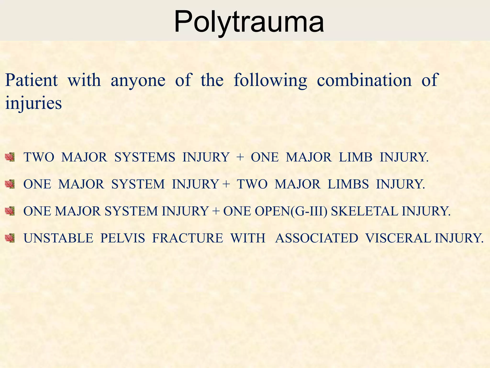 Polytrauma | PPTX