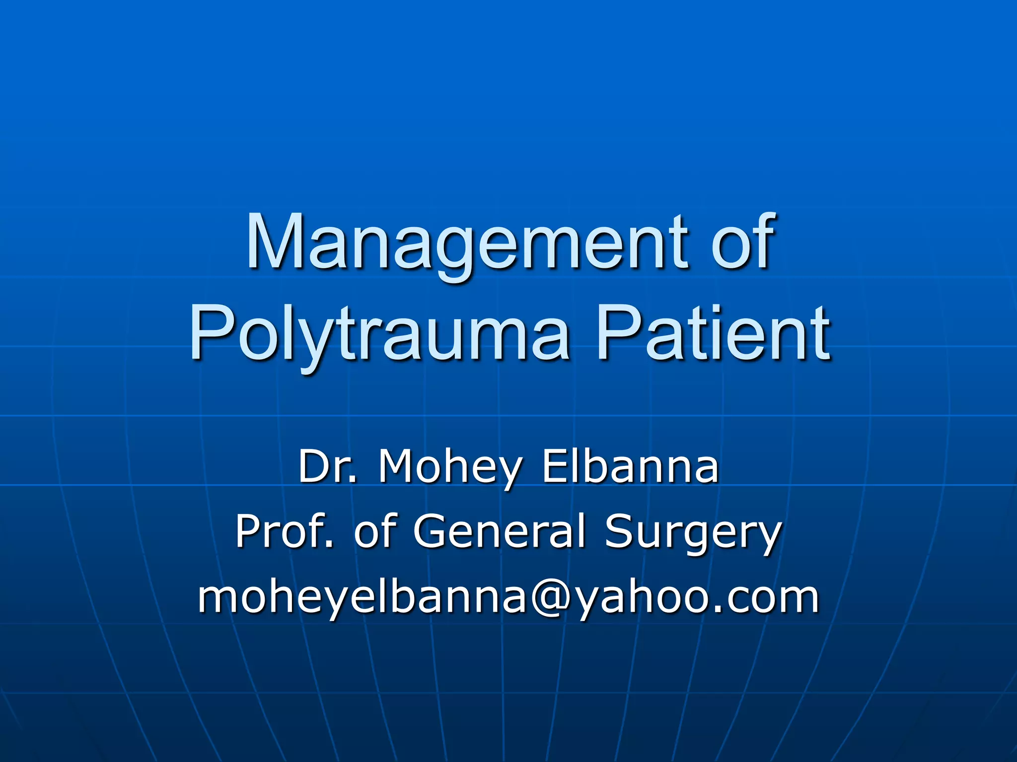 Polytrauma | PPT