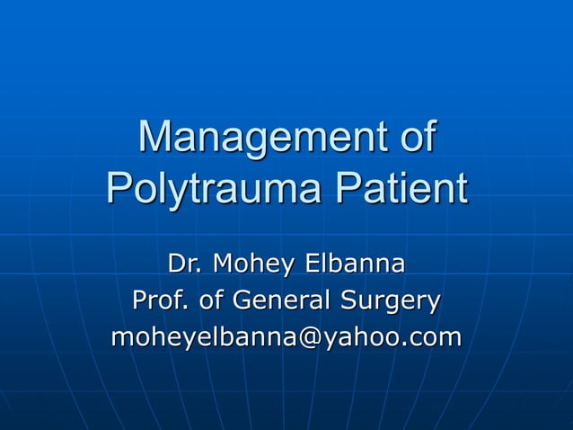 Polytrauma | PPT