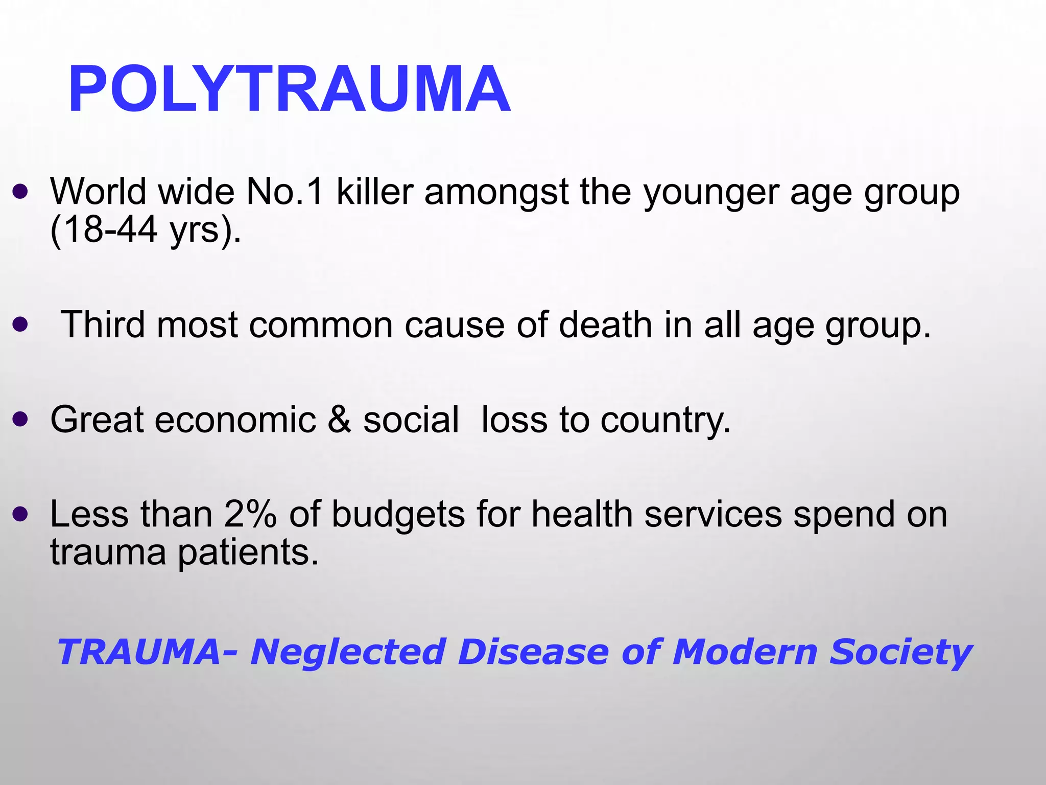 Polytrauma | PPTX