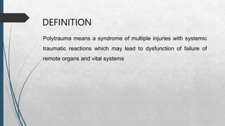 POLYTRAUMA CASE PRESENTATION OWN KKK.pptx | First Aid | Injuries