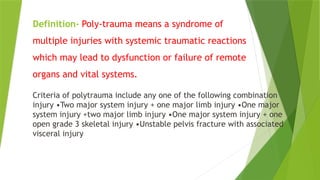 polytrauma managmebt orthopedics yes thanks | PPTX