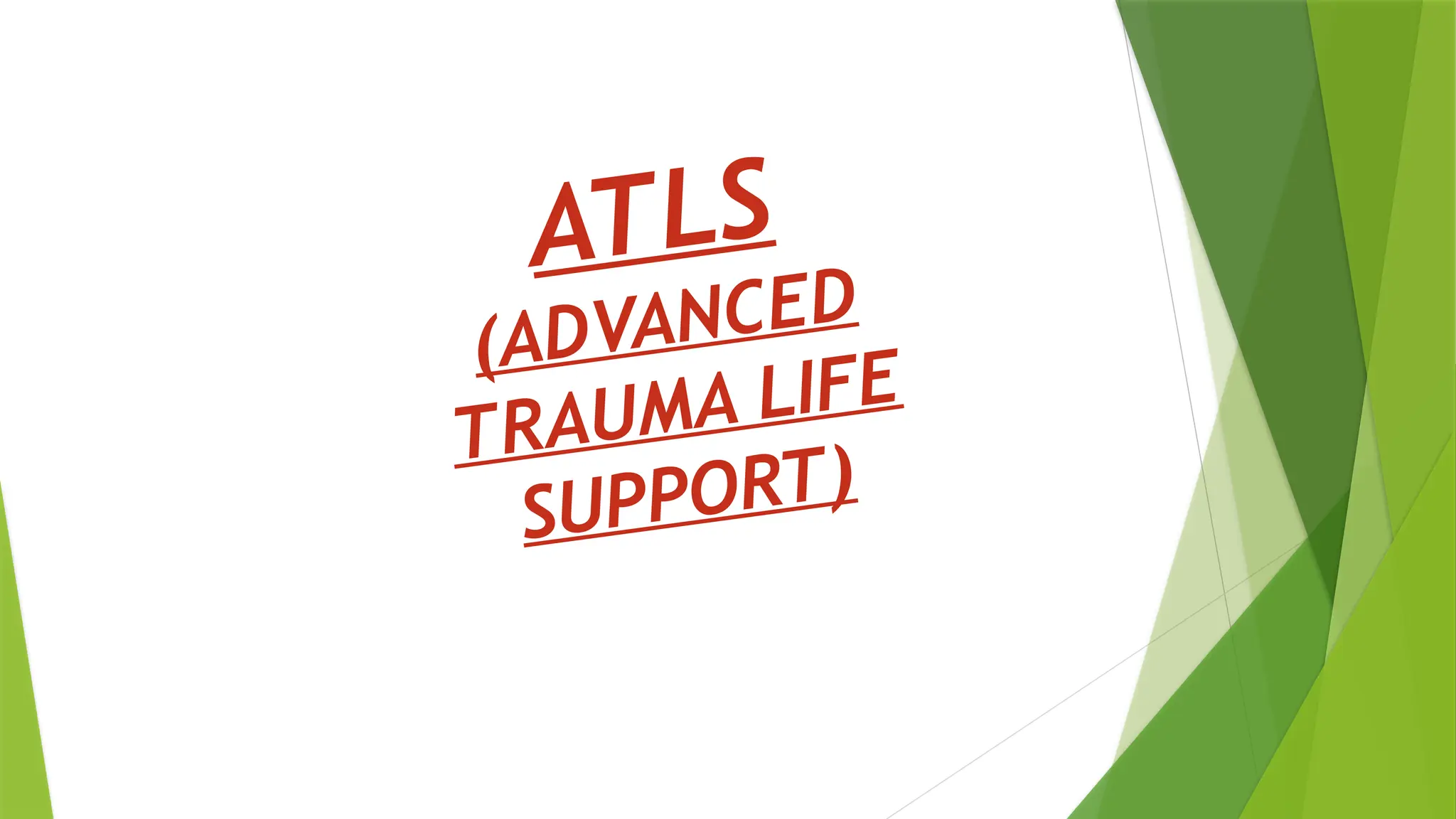 polytrauma ATLS final orthopaedics. .pptx