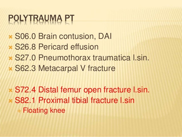 Polytrauma case 02