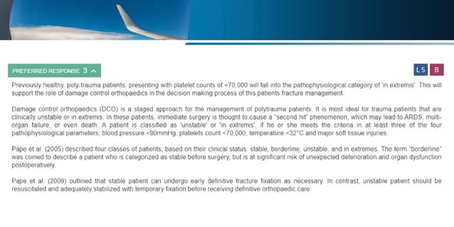 Polytrauma ETC vs DCO | PDF