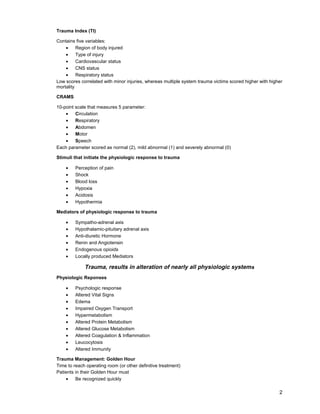 Poly trauma module | PDF