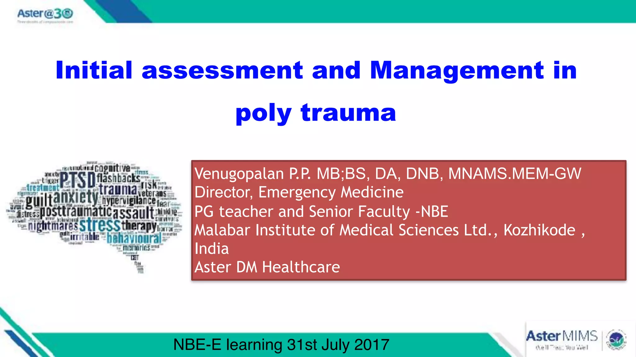 Poly trauma evaluation and management | PDF