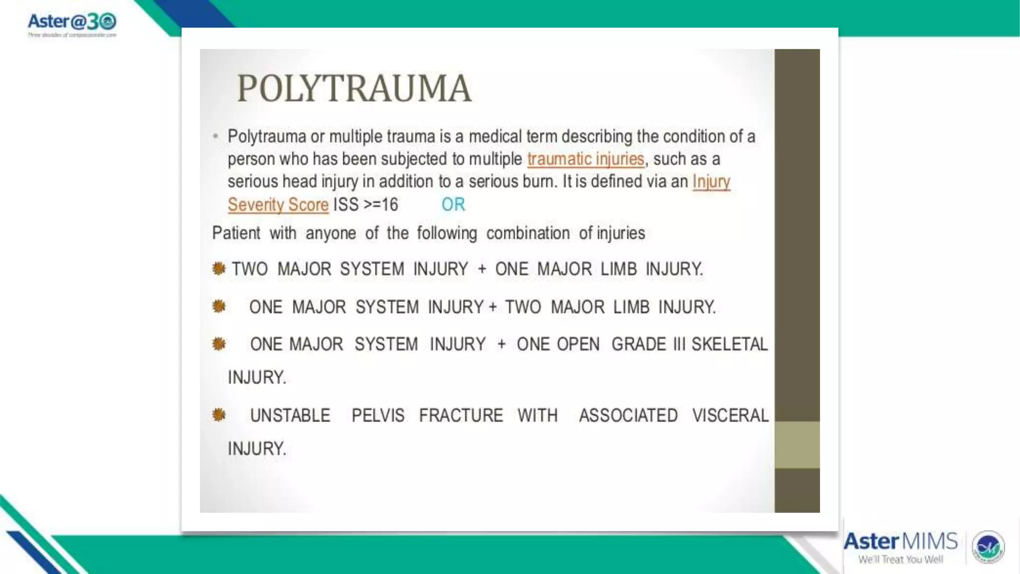 Poly trauma -initial evaluation | PPT
