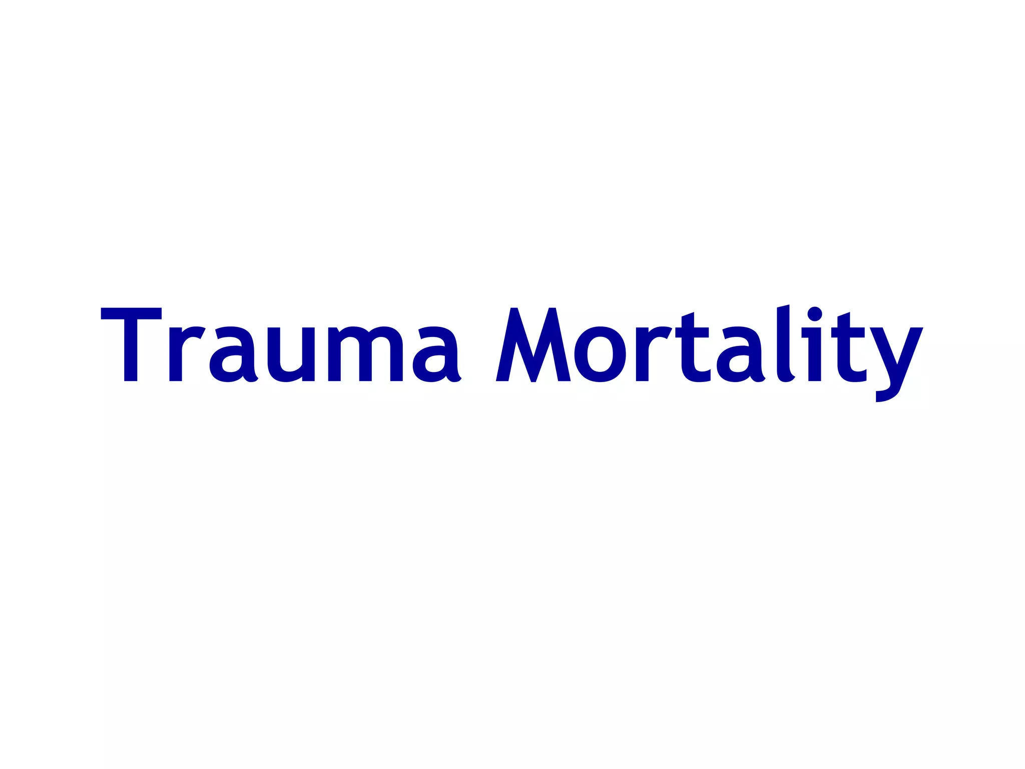 Polytrauma part 1 (overview) | PPT