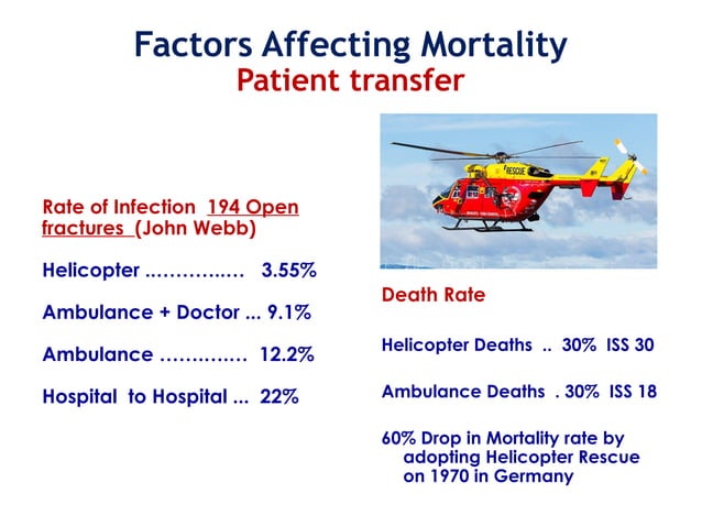 Polytrauma part 1 (overview) | PPT | Death, Injury, or Military ...