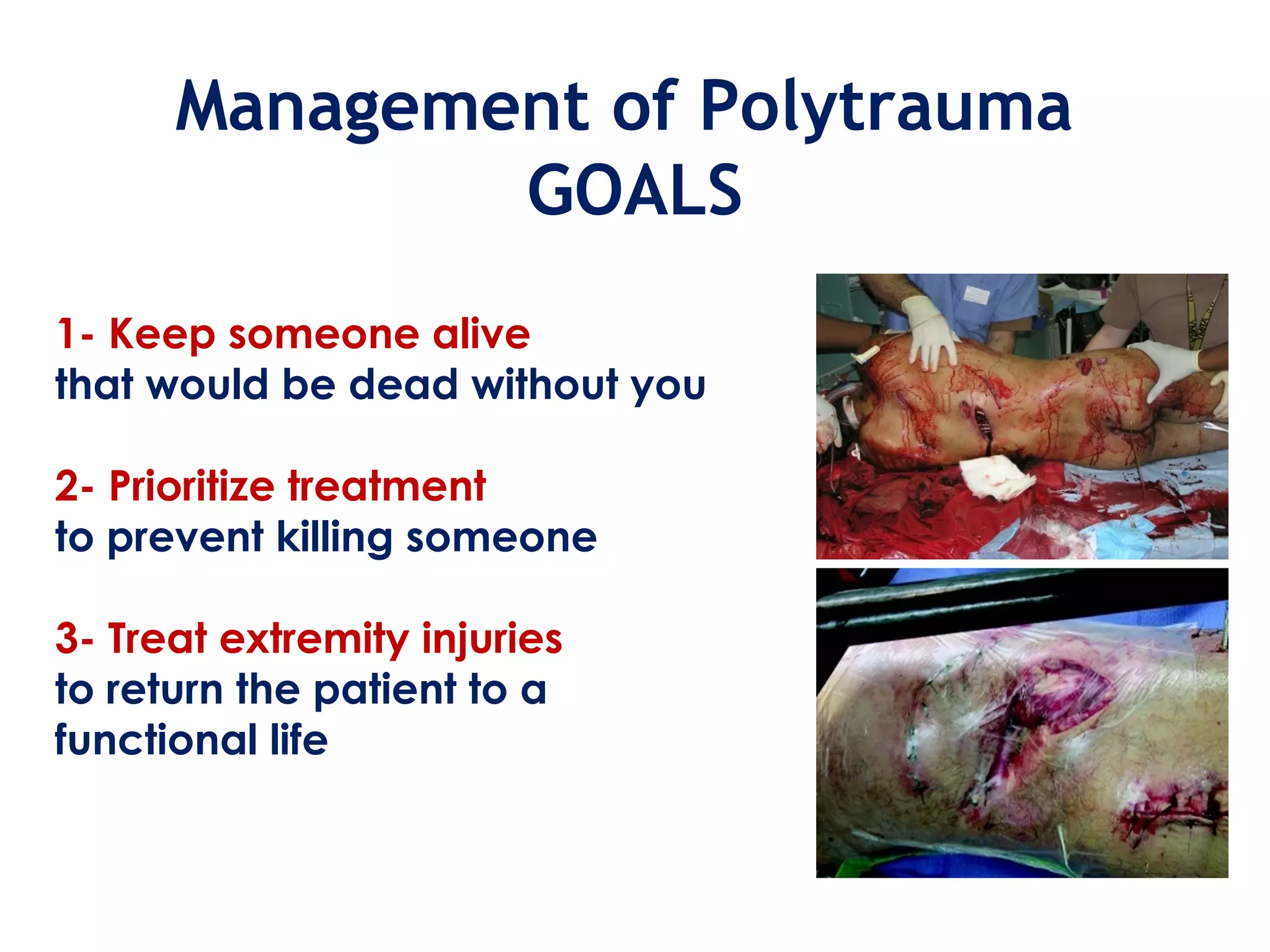 Polytrauma part 7 (Management) | PPT