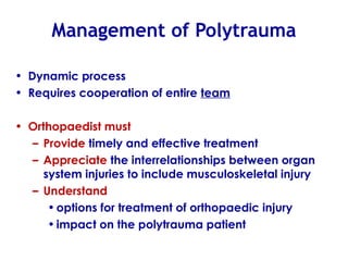 Polytrauma part 7 (Management) | PPT