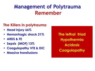 Polytrauma part 7 (Management) | PPT