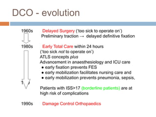 POLYTRAUMA AND DAMAGE CONTROL ORTHOPAEDICS | PPTX