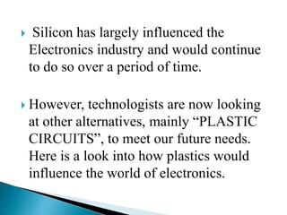 over view of Polytronics ppt by jakeer | PPTX
