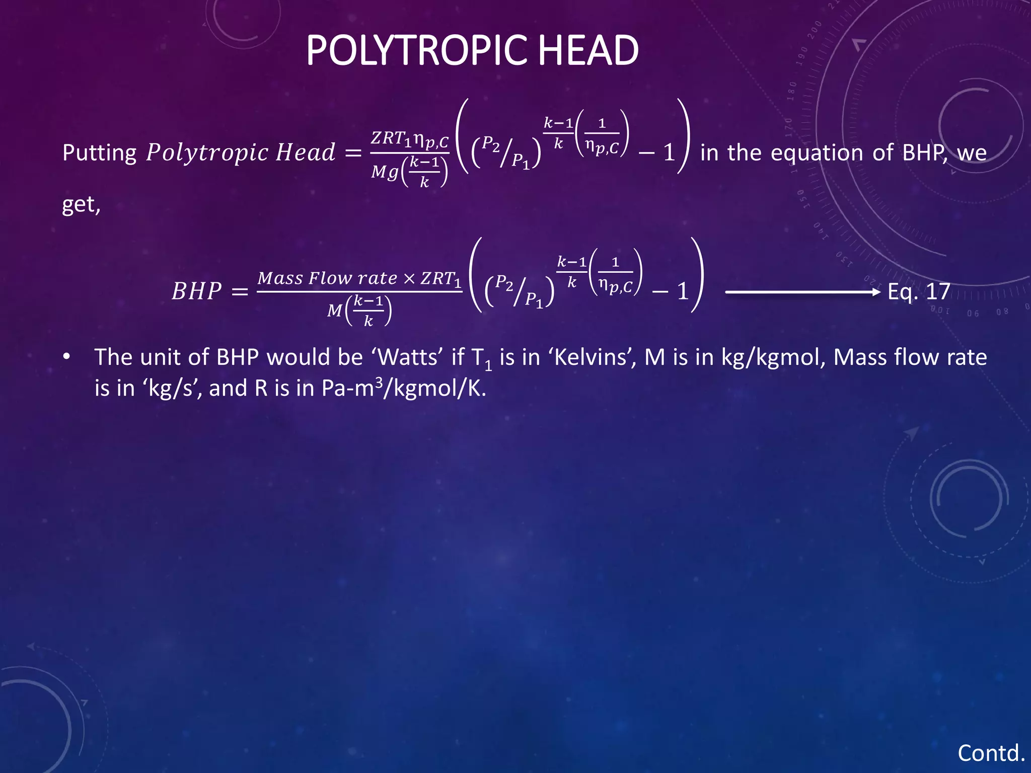 Presentation on Calculation of Polytropic and Isentropic Efficiency of ...