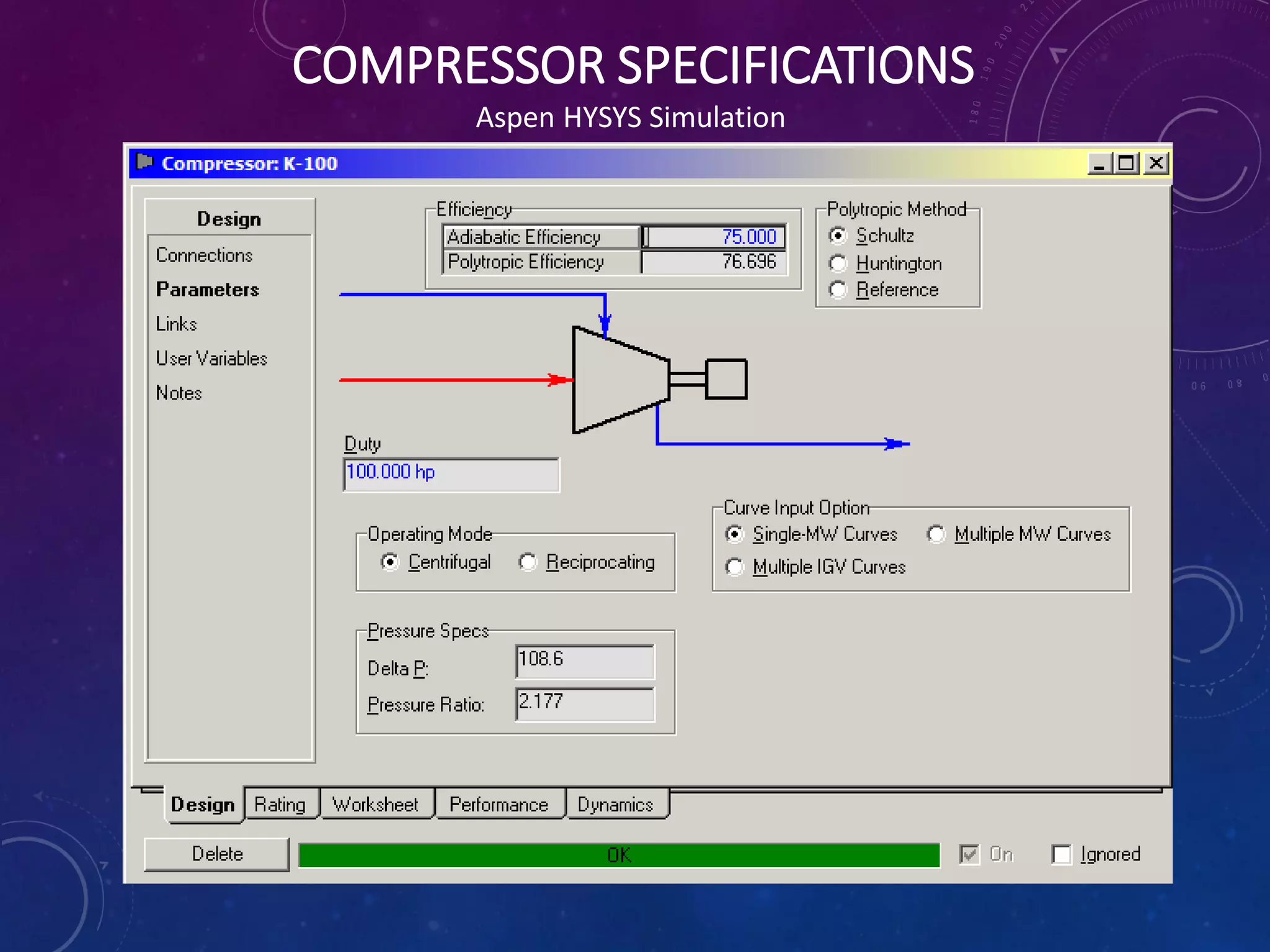 Presentation on Calculation of Polytropic and Isentropic Efficiency of natural gas compressors | PDF