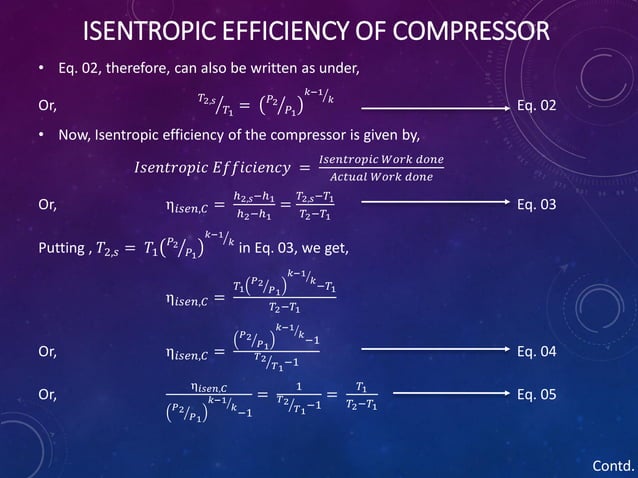 Presentation on Calculation of Polytropic and Isentropic Efficiency of natural gas compressors ...