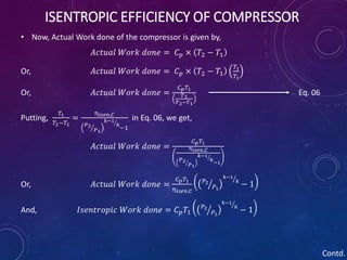 Presentation on Calculation of Polytropic and Isentropic Efficiency of ...