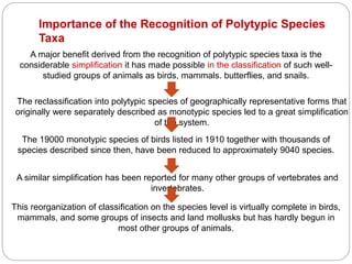 Polytypic species concept | PPTX