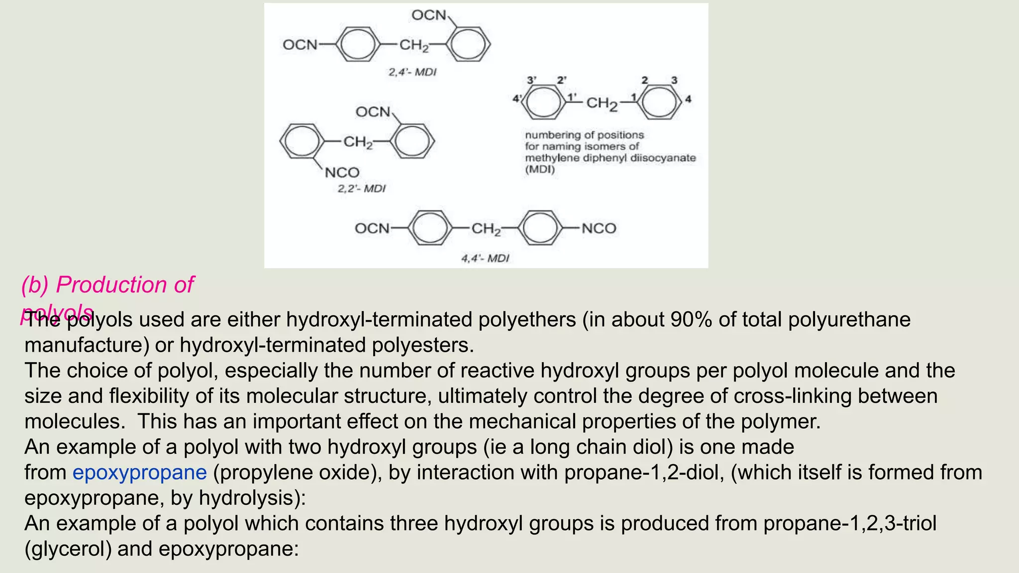 Polyurethane-structure,types,properties,preparation,application | PPTX