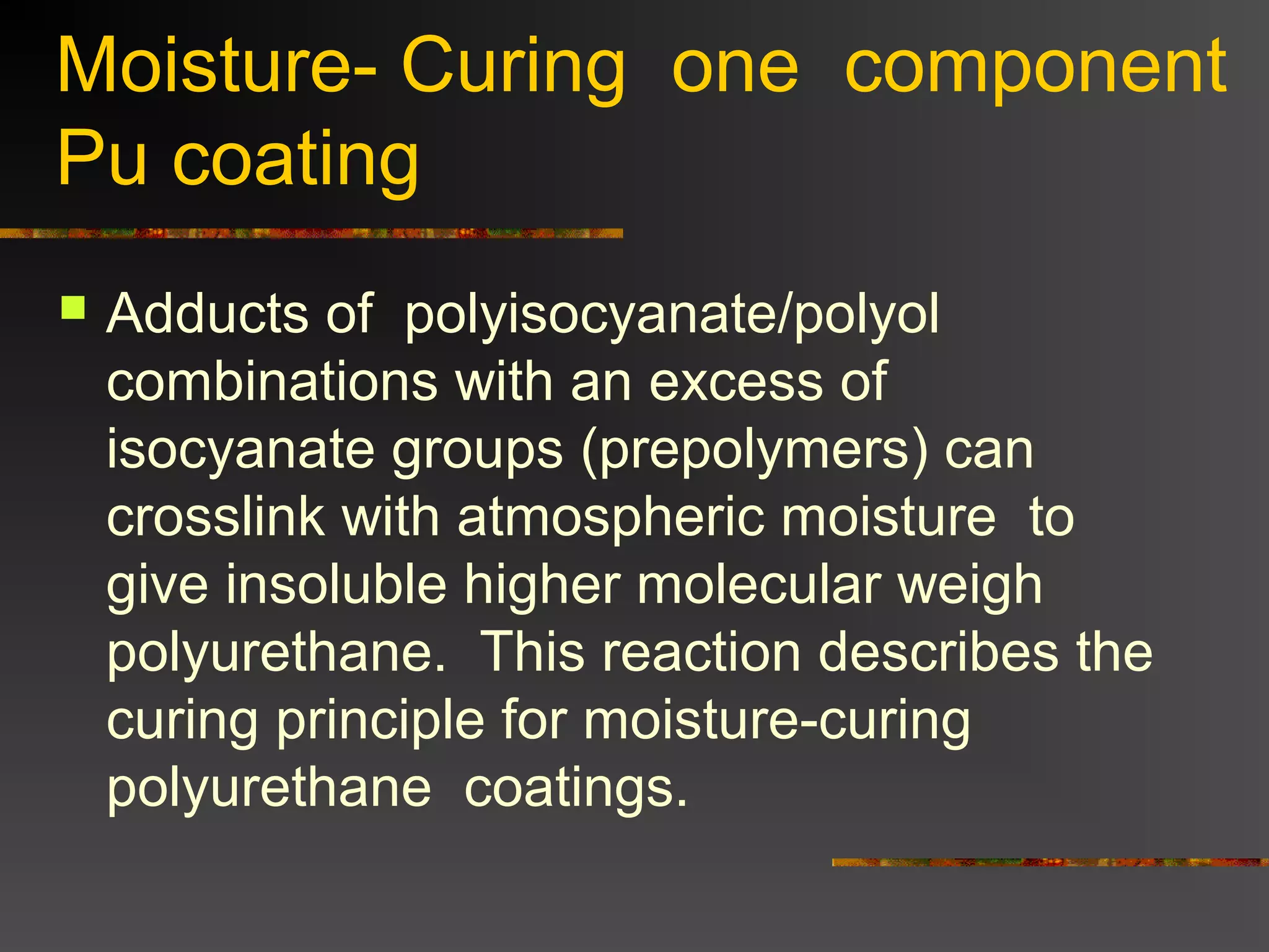 Polyurethane and polyurea | PPT