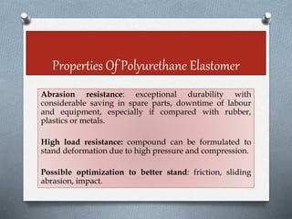 Polyurethane elastomer | PPTX