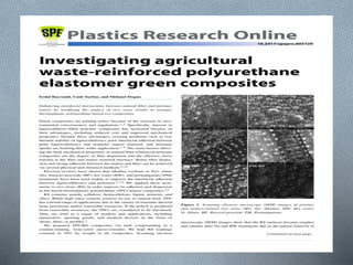 Polyurethane elastomer | PPTX