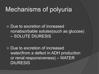 Polyuria | PPTX