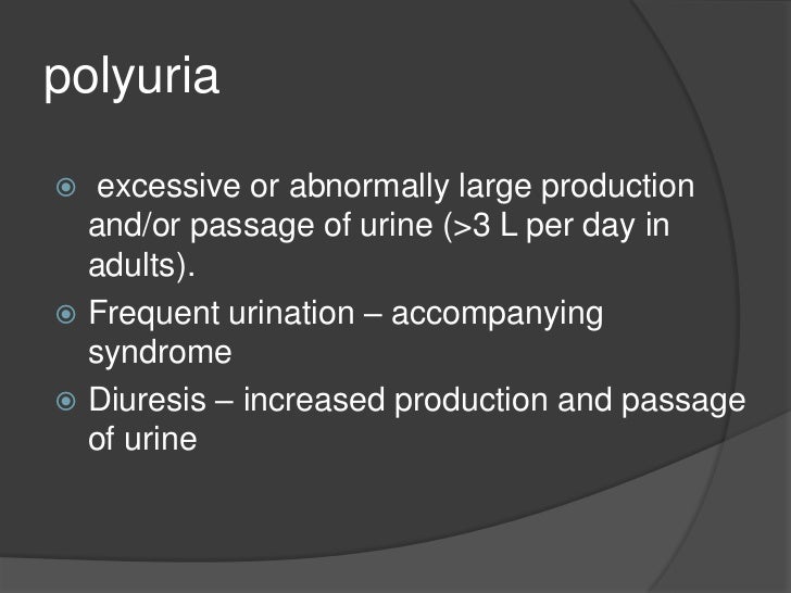 Polyuria