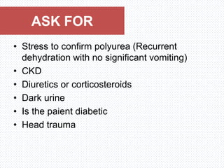 Polyuria : BASICS AND APPROACH | PDF