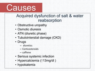 Polyuria : BASICS AND APPROACH | PDF