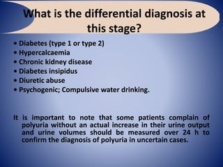 A 33-year old man with polyuria and polydipsia | PPTX