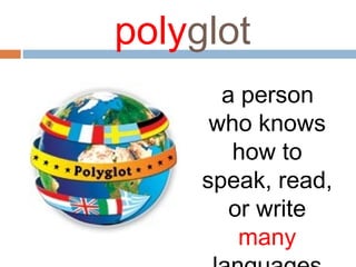 Poly vocabulary words | PPT