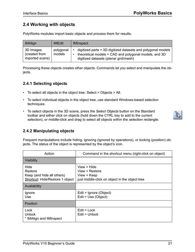 Polyworks beginners guide | PDF