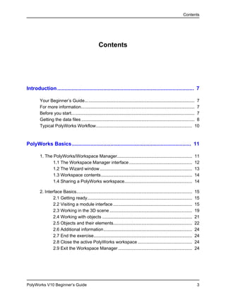Polyworks beginners guide | PDF